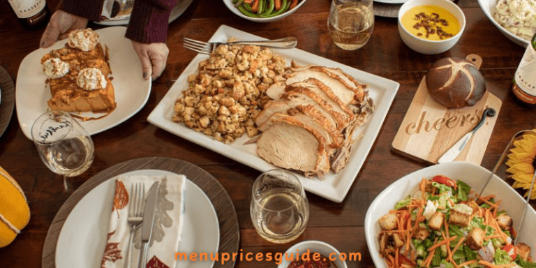 Cooper's Hawk Thanksgiving Menu 2023 with Prices - Menu Prices Guide