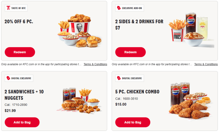 KFC Menu Prices - Updated 2025 - Menu Prices Guide